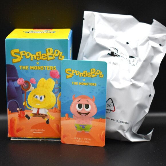 Other | Pop Mart Spongebob The Monster Patrick Yaya Labubu Figure ...